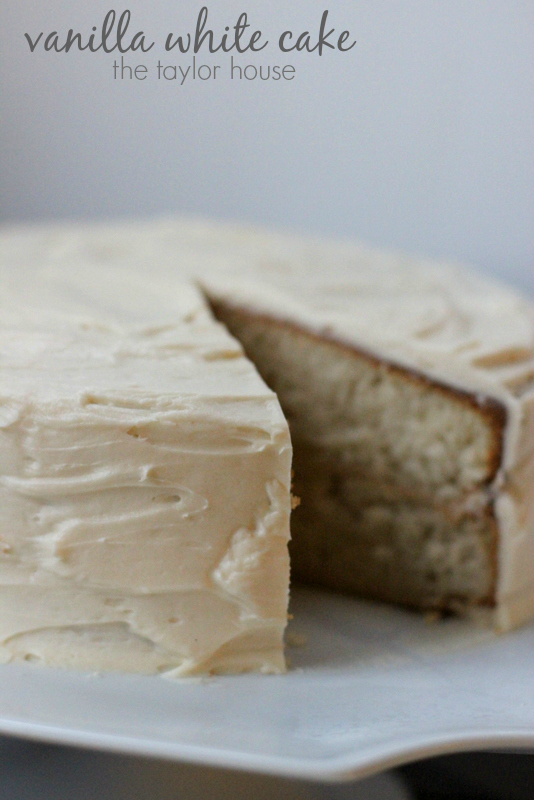 Best Vanilla White Cake Recipe | The Taylor House