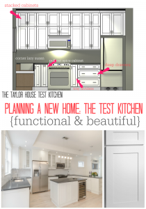 Planning a New Home: Test Kitchen Cabinets | The Taylor House
