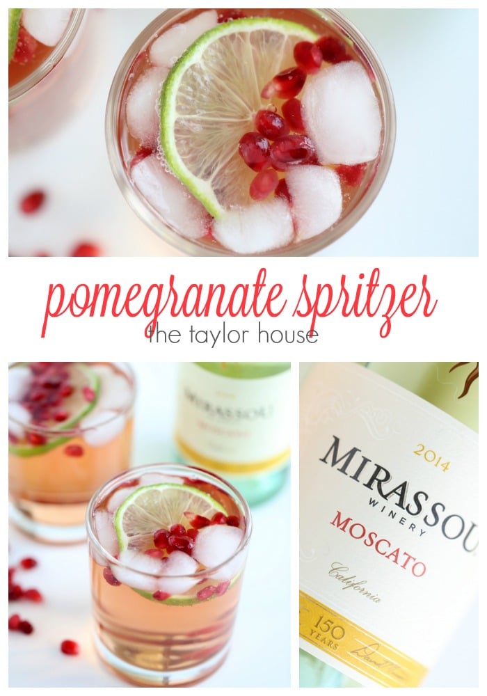 Pomegranate Spritzer | The Taylor House