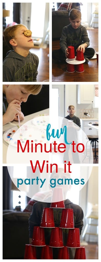 Minute to Win it Party Games | The Taylor House