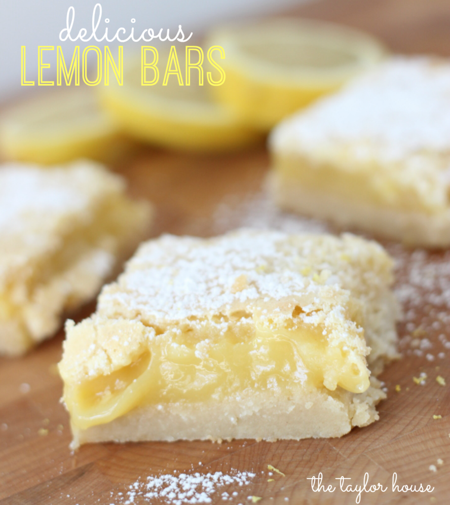 Lemon Bars Recipe - Page 2 of 2 | The Taylor House