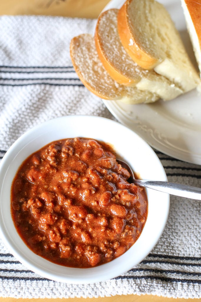 Simple Four Ingredient Chili Recipe | The Taylor House