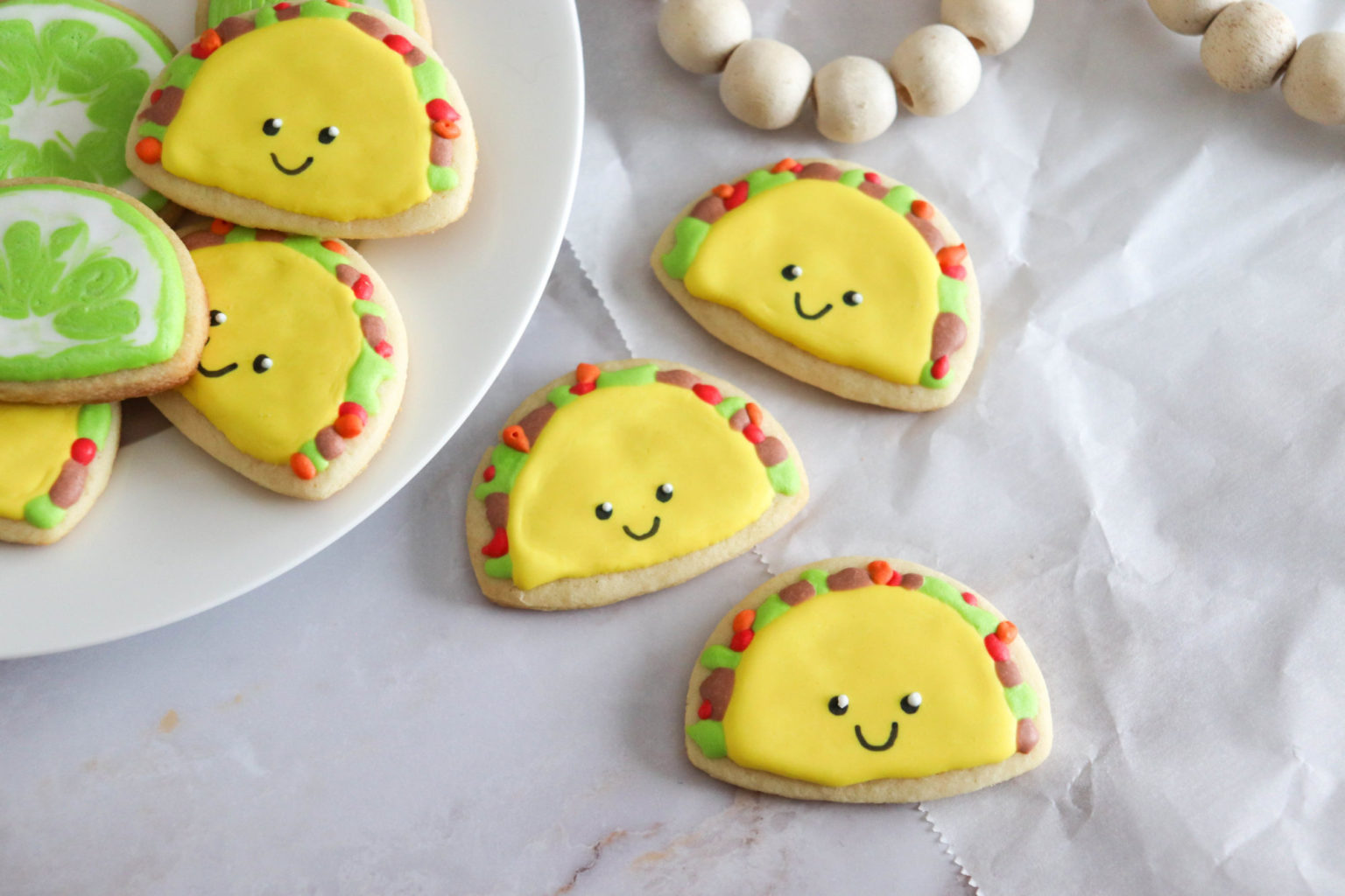 Taco Sugar Cookie Tutorial | The Taylor House
